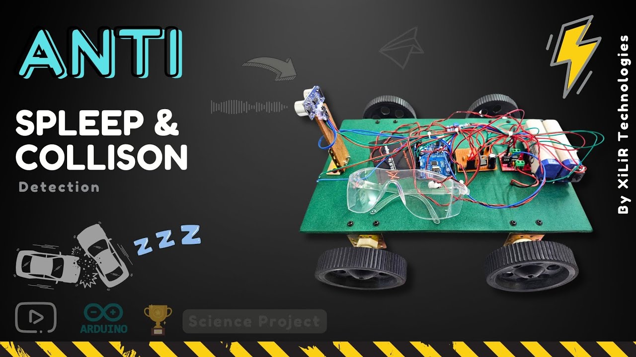 Anti Sleep Alert | Anti Collision system to prevent Accident using ...
