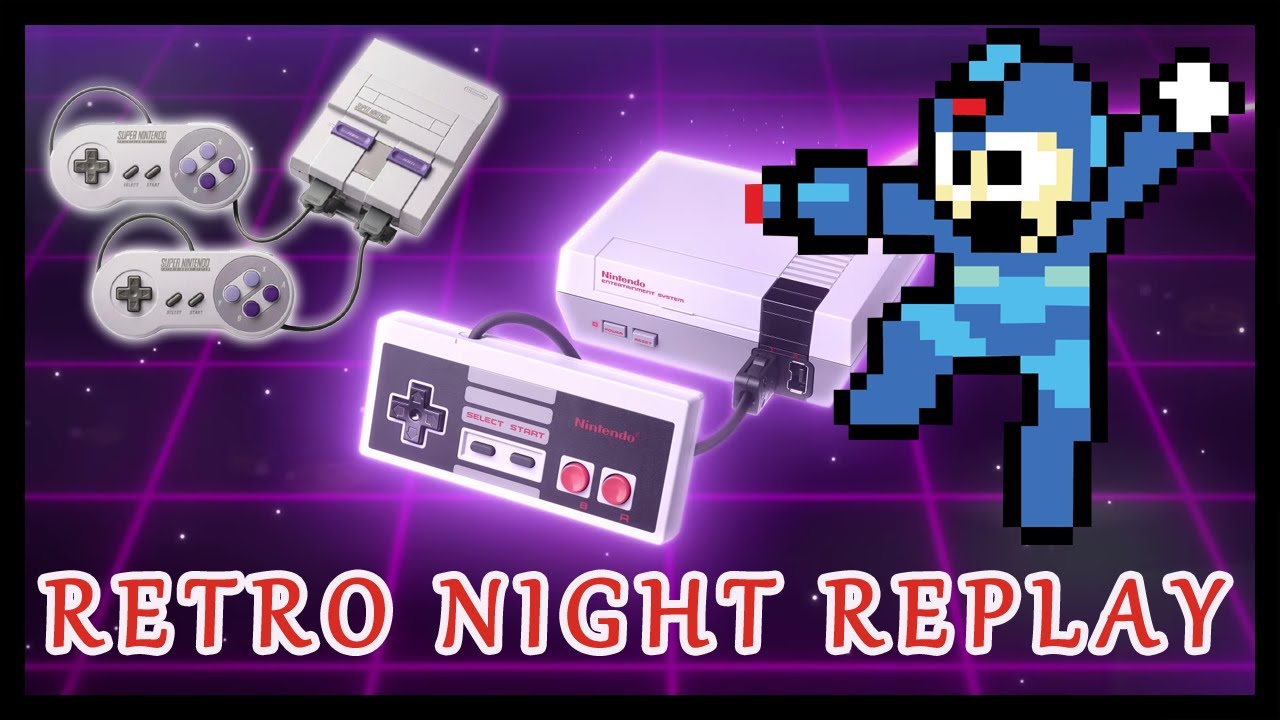 RETRO NIGHT! NES Classic & SNES Classic Game-Play! Mega Man, Double ...
