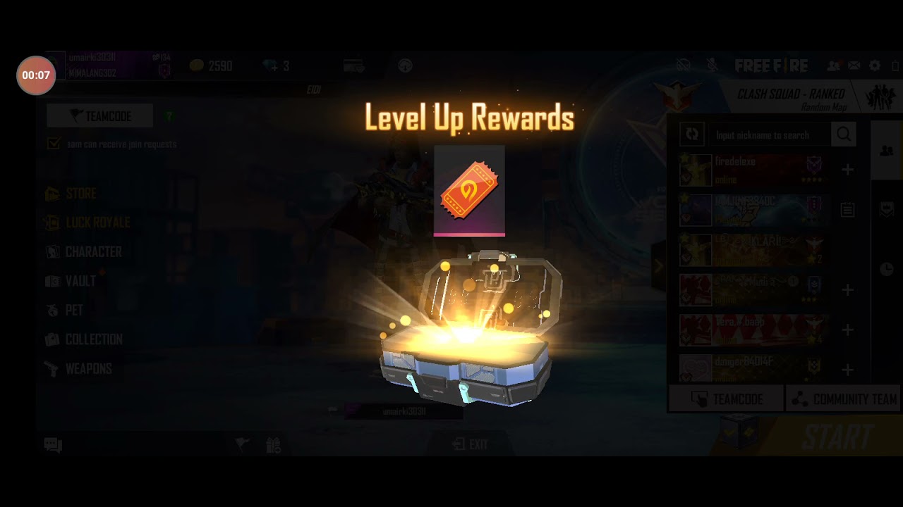LEVEL UP REWARD - YouTube