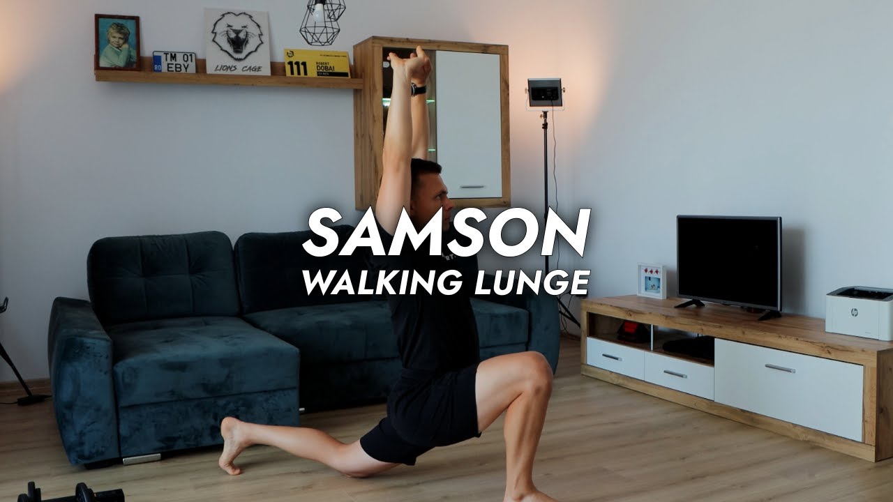 Samson Walking Lunge - YouTube