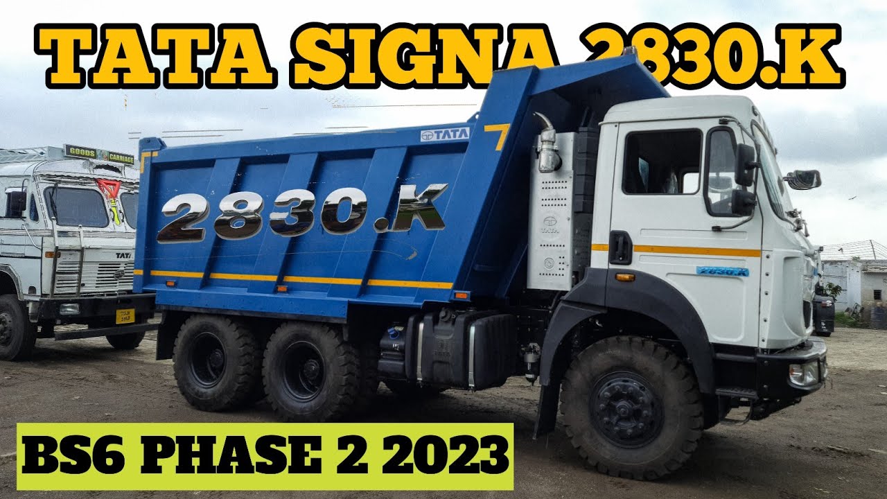 आ गया NEW TATA SIGNA 2830.K ! BS6 PHASE 2 RDE tipper ! REVIEW VIDEO ...