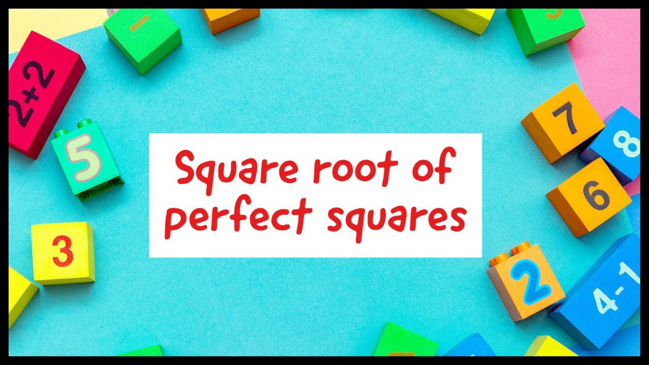 SQUARE ROOTS OF PERFECT SQUARES| GED BASIC MATH - YouTube