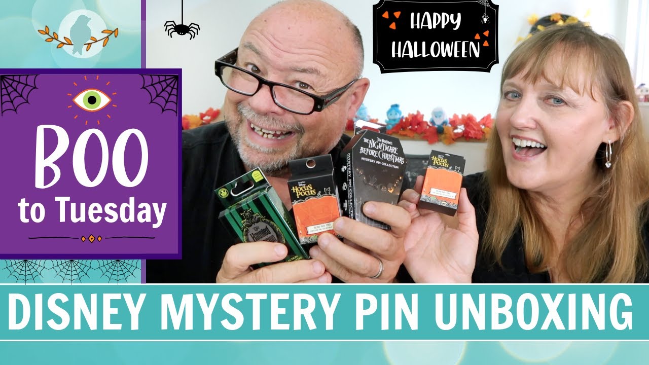 BOO to Tuesday #1 | Halloween Disney Mystery Pin Unboxing | PLUS a ...