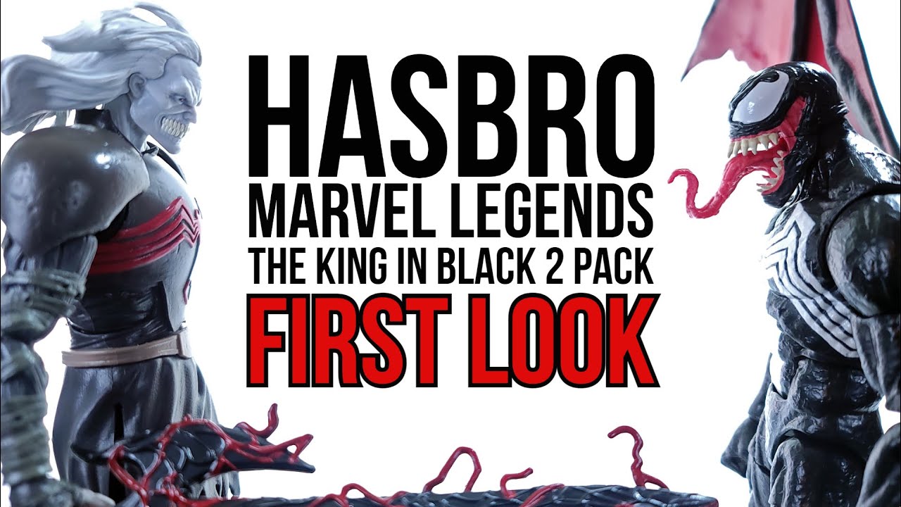 FIRST LOOK! Hasbro Marvel Legends Spidey 60th Anniversary King in Black ...