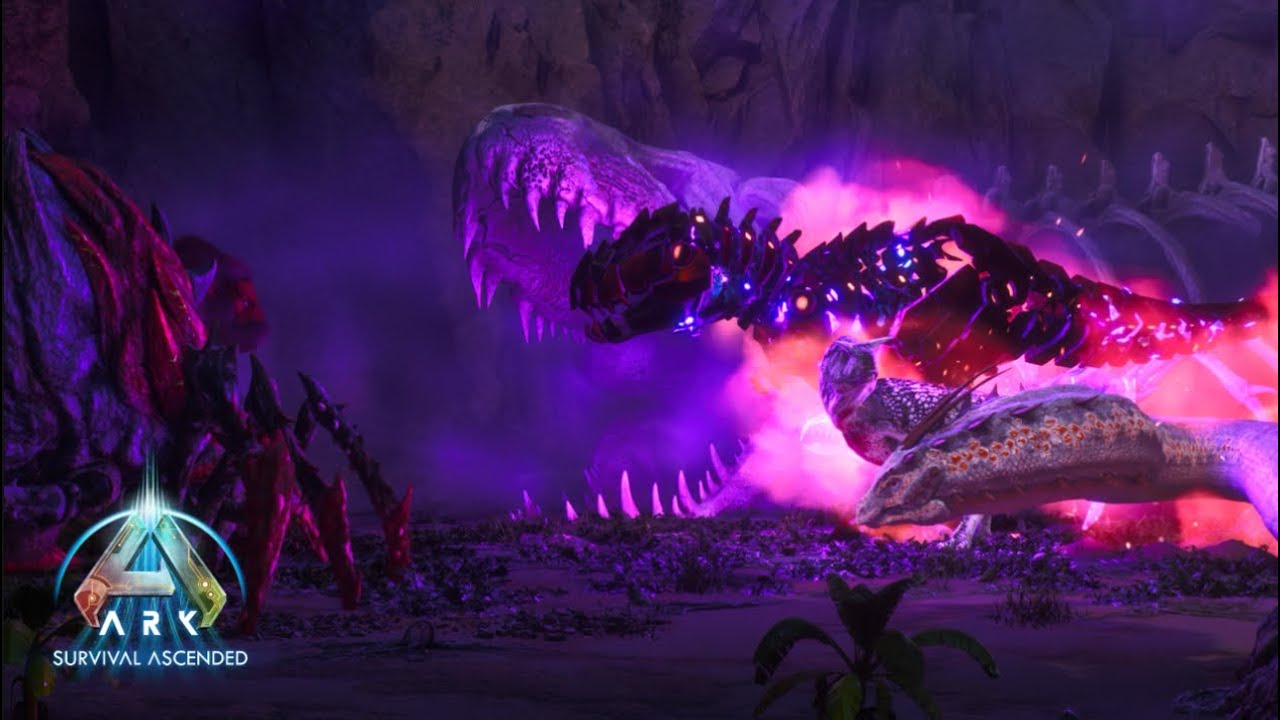 Ark bosses vs all alpha Dinos | Ark Survival Ascended | - YouTube
