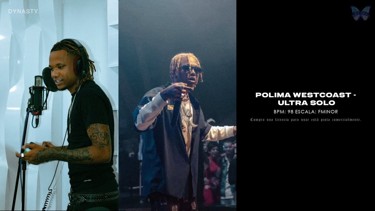 POLIMA WESTCOAST TYPE BEAT - ULTRA SOLO - REGGAETON CHILENO - YouTube