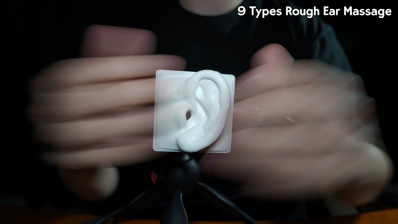 ASMR 9 Types Rough Ear Massage for Deep Sleep / SR3D (No Talking) - YouTube