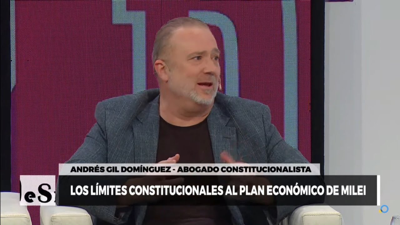 Andrés Gil Domínguez, abogado constitucionalista - YouTube