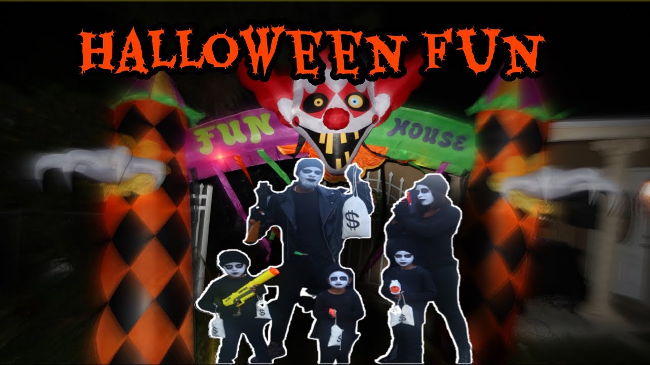 Spooky Halloween : The Haunted House Made the Kids Cry - YouTube