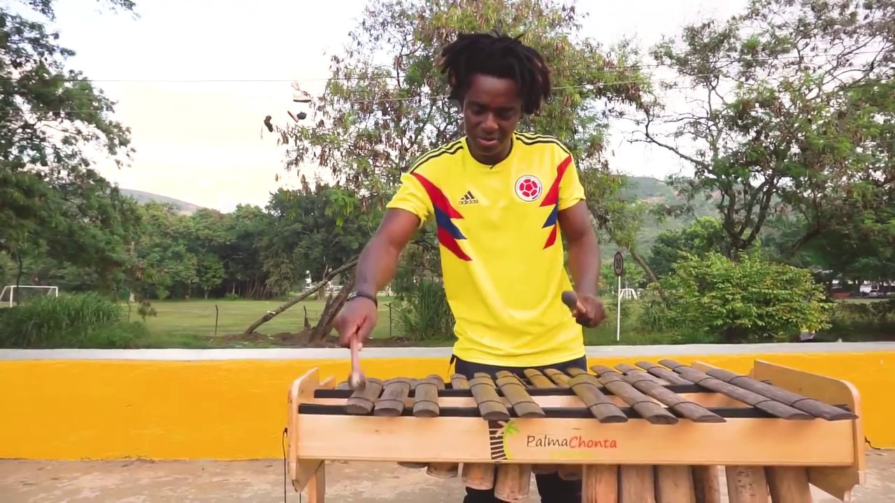 HIMNO DE COLOMBIA- MARIMBADE CHONTA- ENRIQUE RIASCOS - YouTube