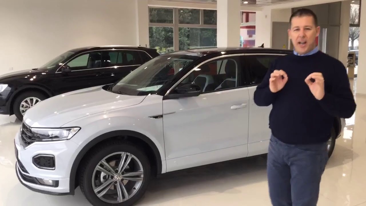 Volkswagen T-Roc White Silver - YouTube