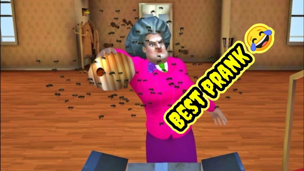 Scary teacher 3d | prank bee 🐝 | funny 😂 - YouTube