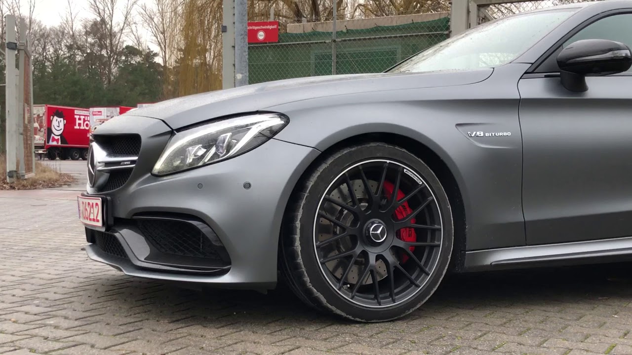 Mercedes Benz W205 C63s AMG Coupé - Pure Sound ! - YouTube