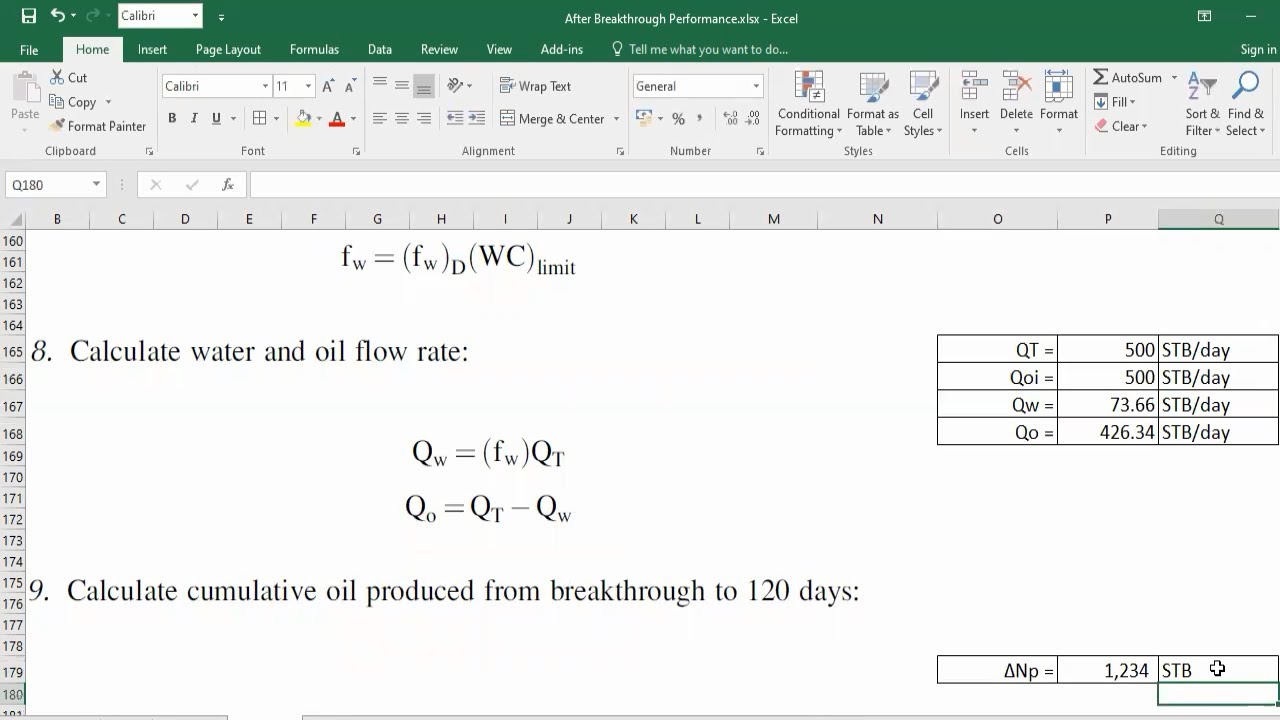 After Breakthrough Analysis 8: Production Calculation - YouTube