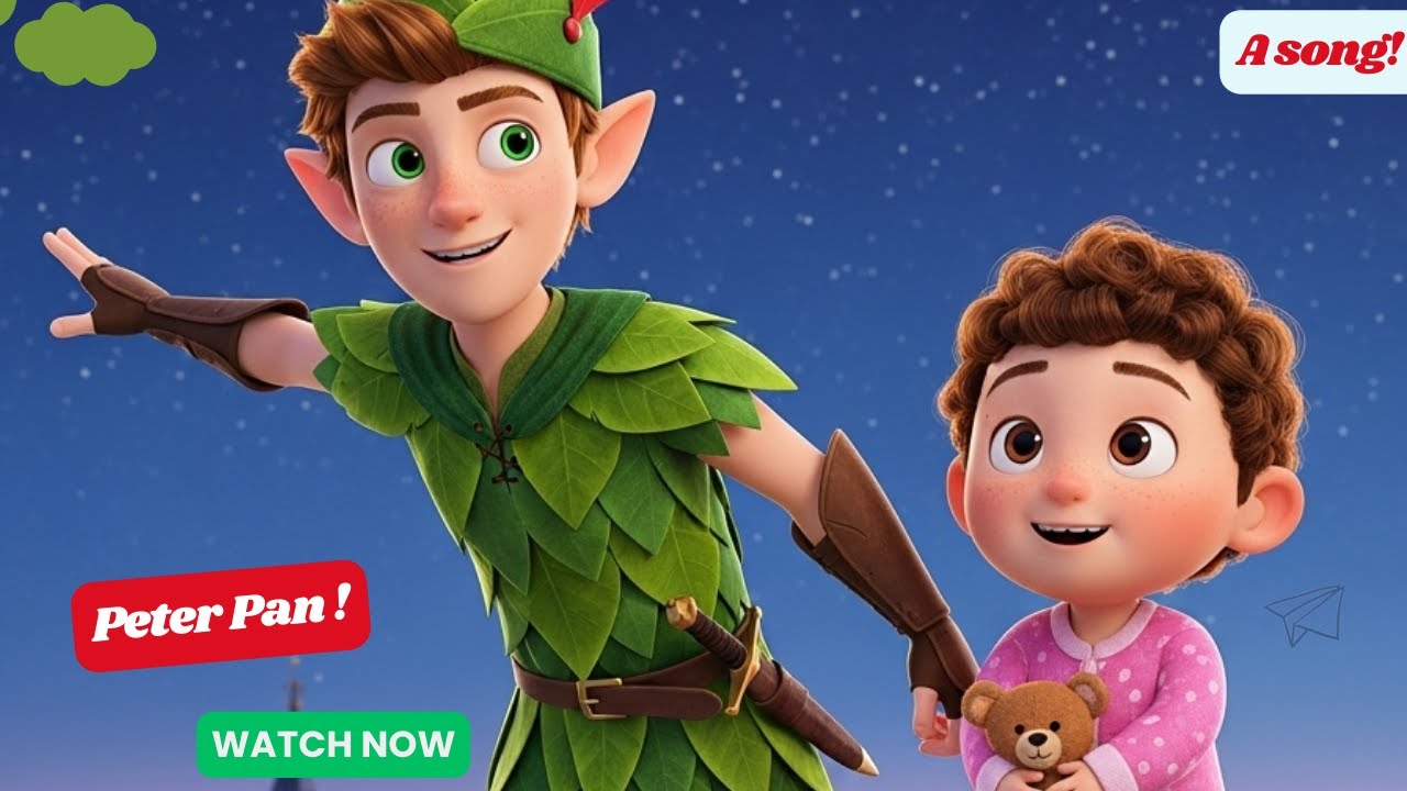 The Peter Pan Song! (Never Grow!) | Fun Nursery Rhymes for Kids - YouTube