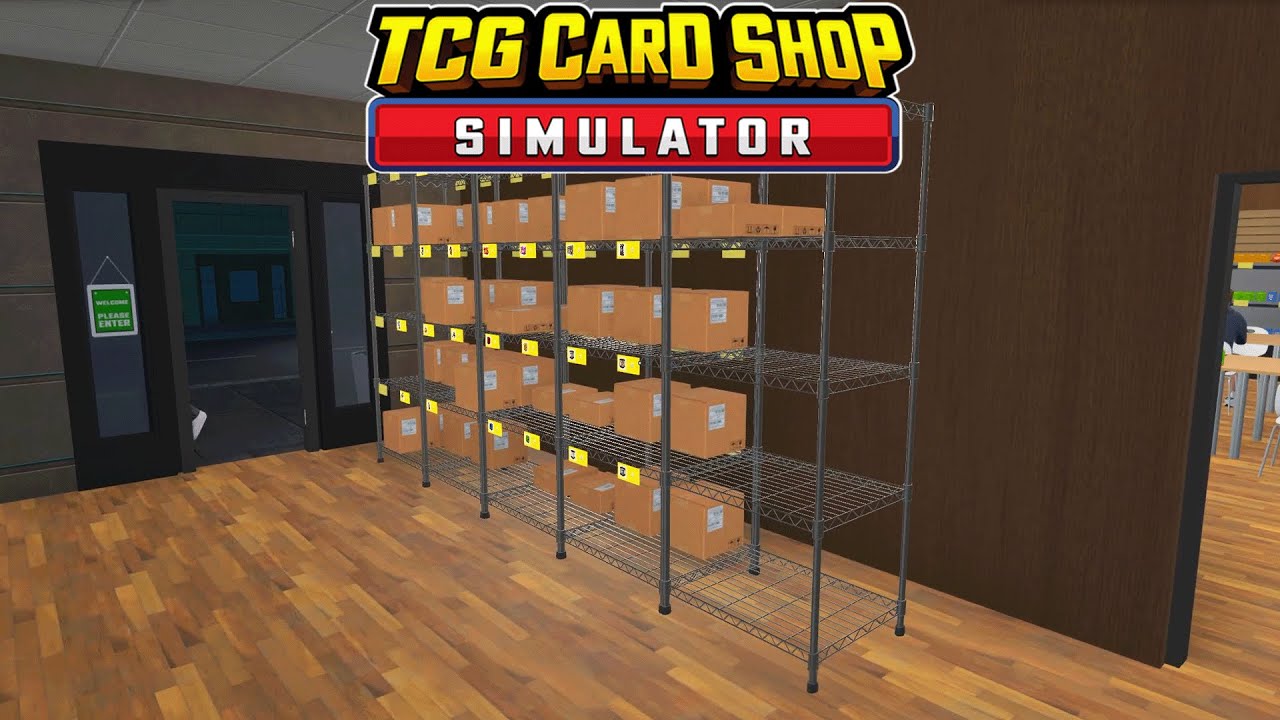 A new and improved storage room - TCG Card Shop Sim Pt 8 - YouTube
