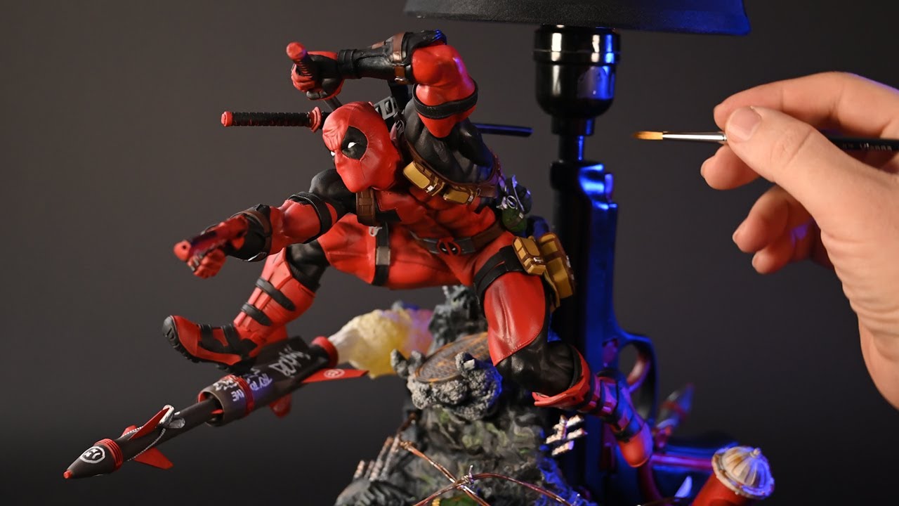 I made a Deadpool Desk Lamp - YouTube