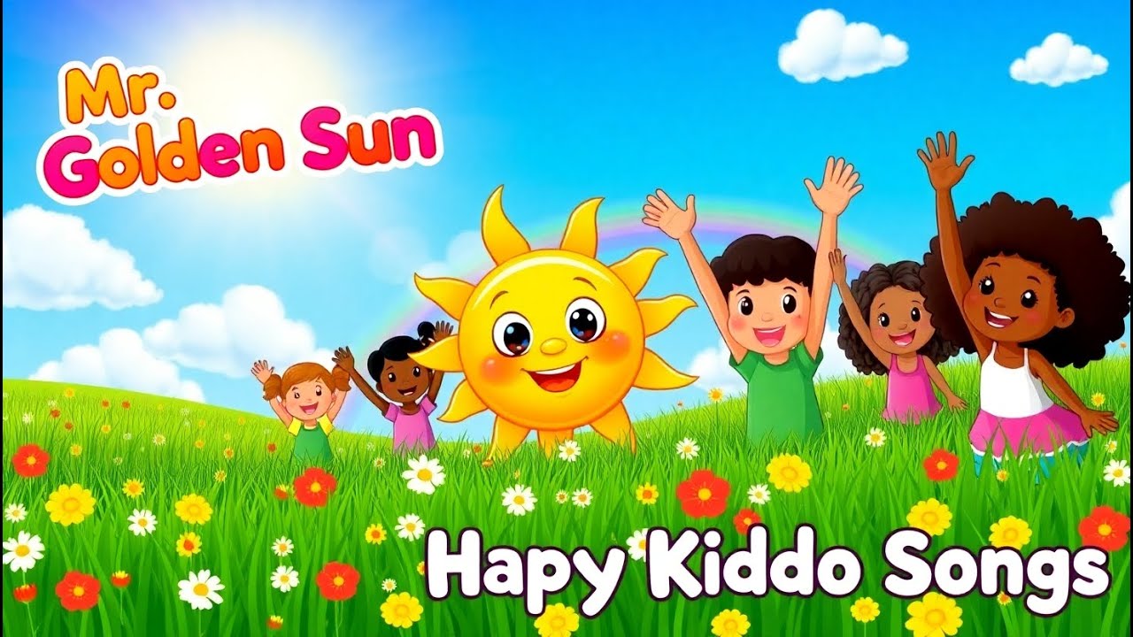 Mr. Golden Sun – Fun Kids Song | Happy Kiddo - YouTube