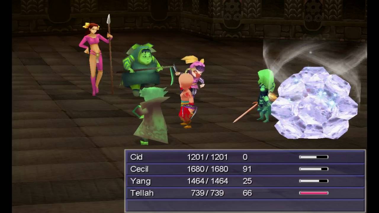 Final Fantasy IV [Hard] | Boss #9 Cindy, Sandy, Mindy - YouTube