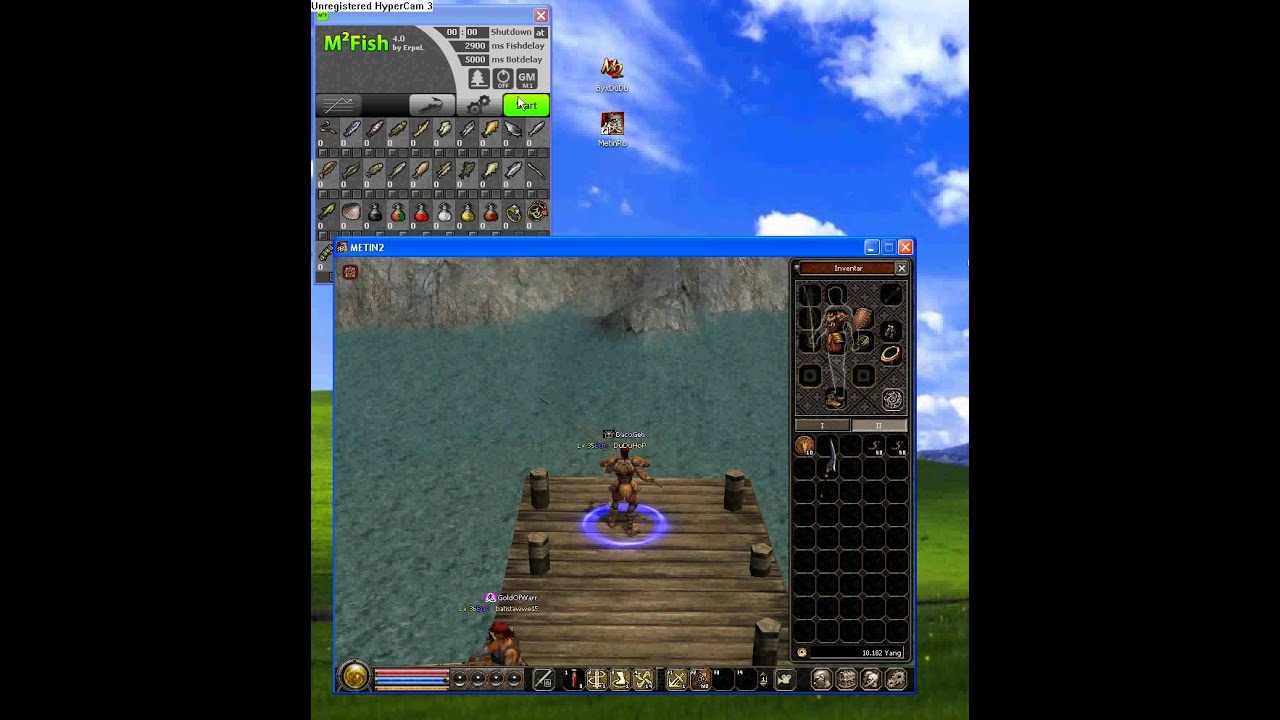 Metin2 Fish Bot 100% Functioneaza Upgrade 08.09.2014 - YouTube