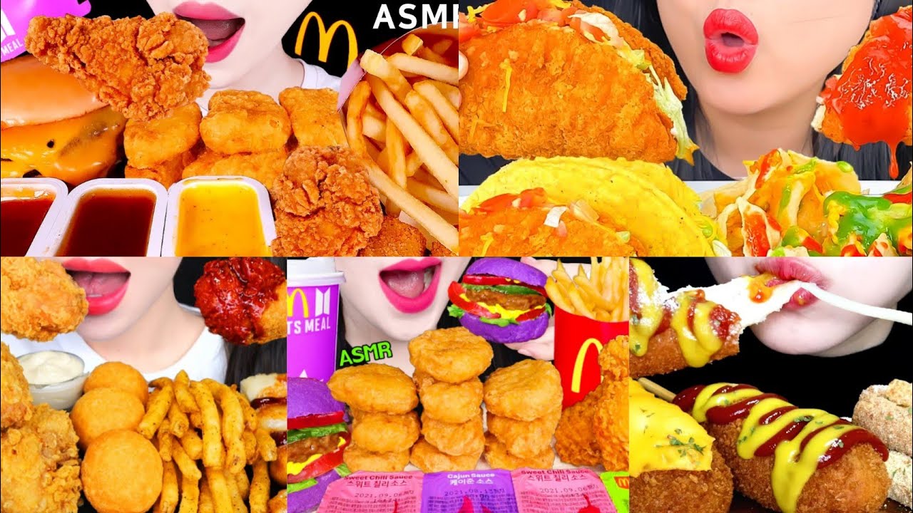 COMPILATION ASMR EATING *MUKBANK* - YouTube