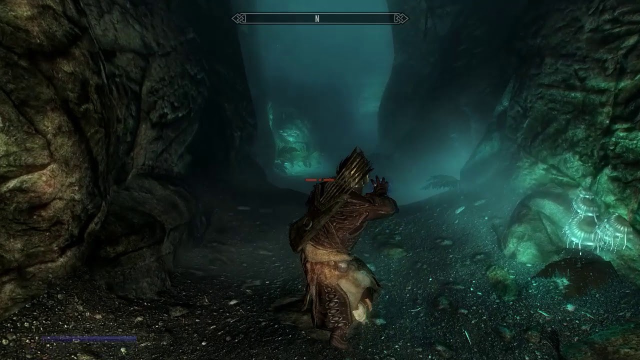 Skyrim: Obtaining a Falmer helmet; Shimmermist Cave part 001 - YouTube