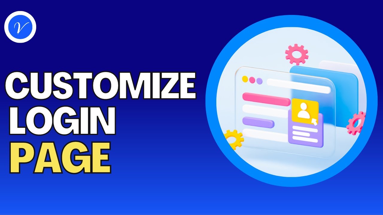 How to edit the login page - YouTube
