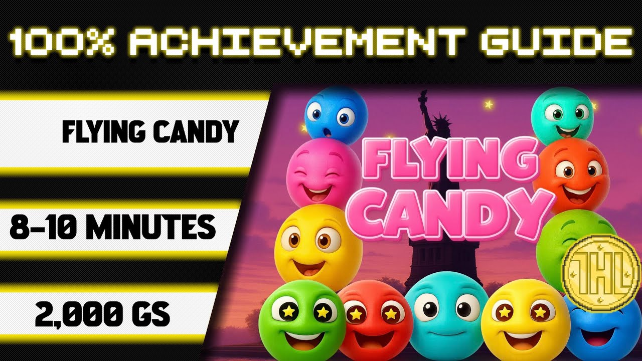 Flying Candy 100% Achievement Walkthrough * 2000GS in 8-10 Minutes ...
