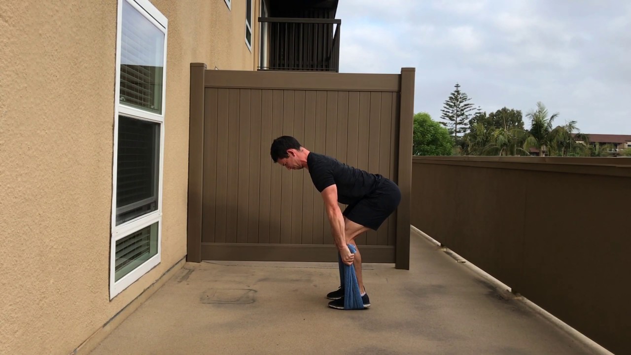 Isometric Towel Deadlift - YouTube