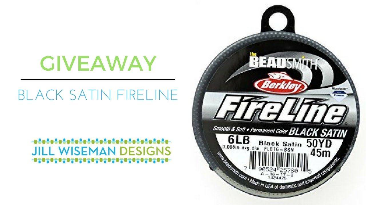 Giveaway! New Black Fireline! - YouTube