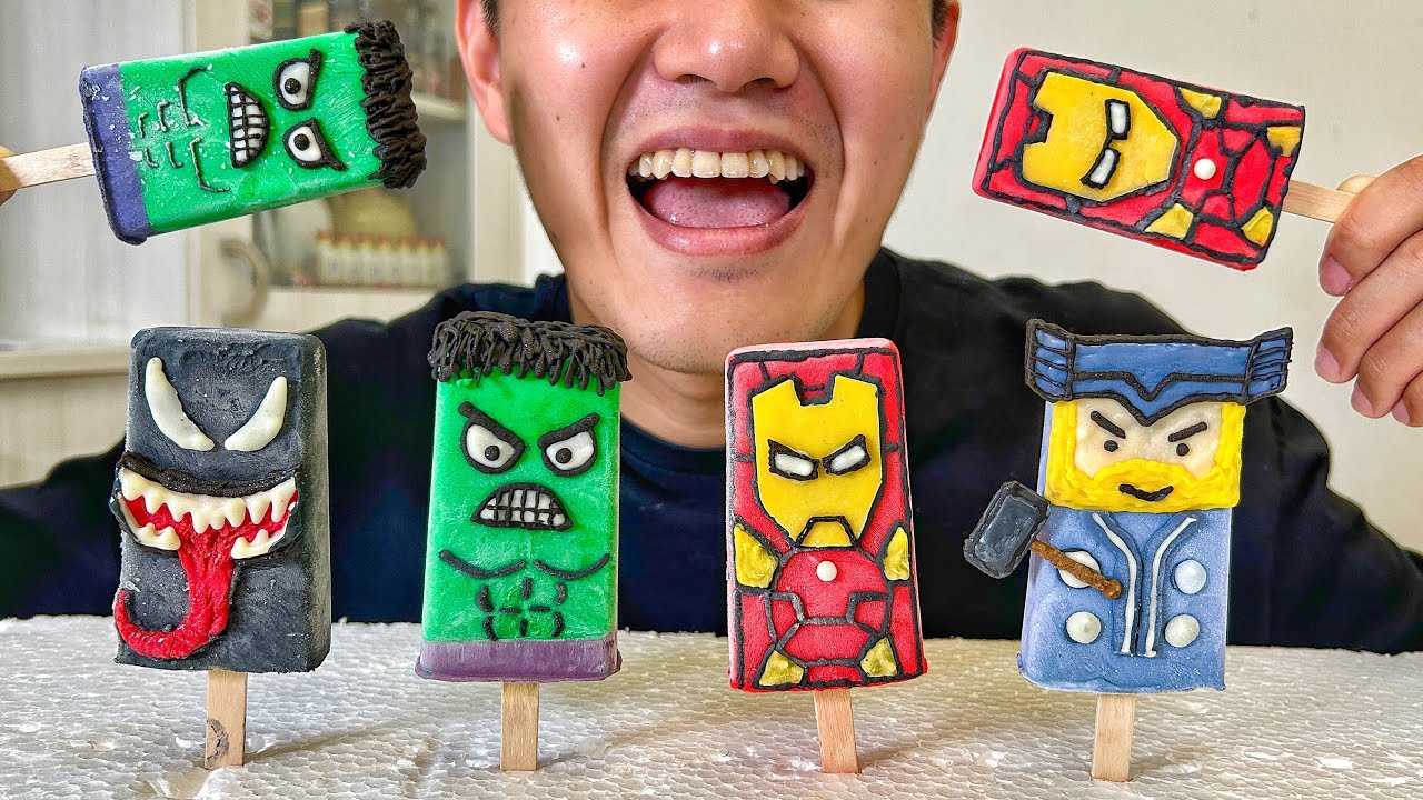 如何製作超級英雄冰棒！How to Make Superhero Popsicles! - YouTube