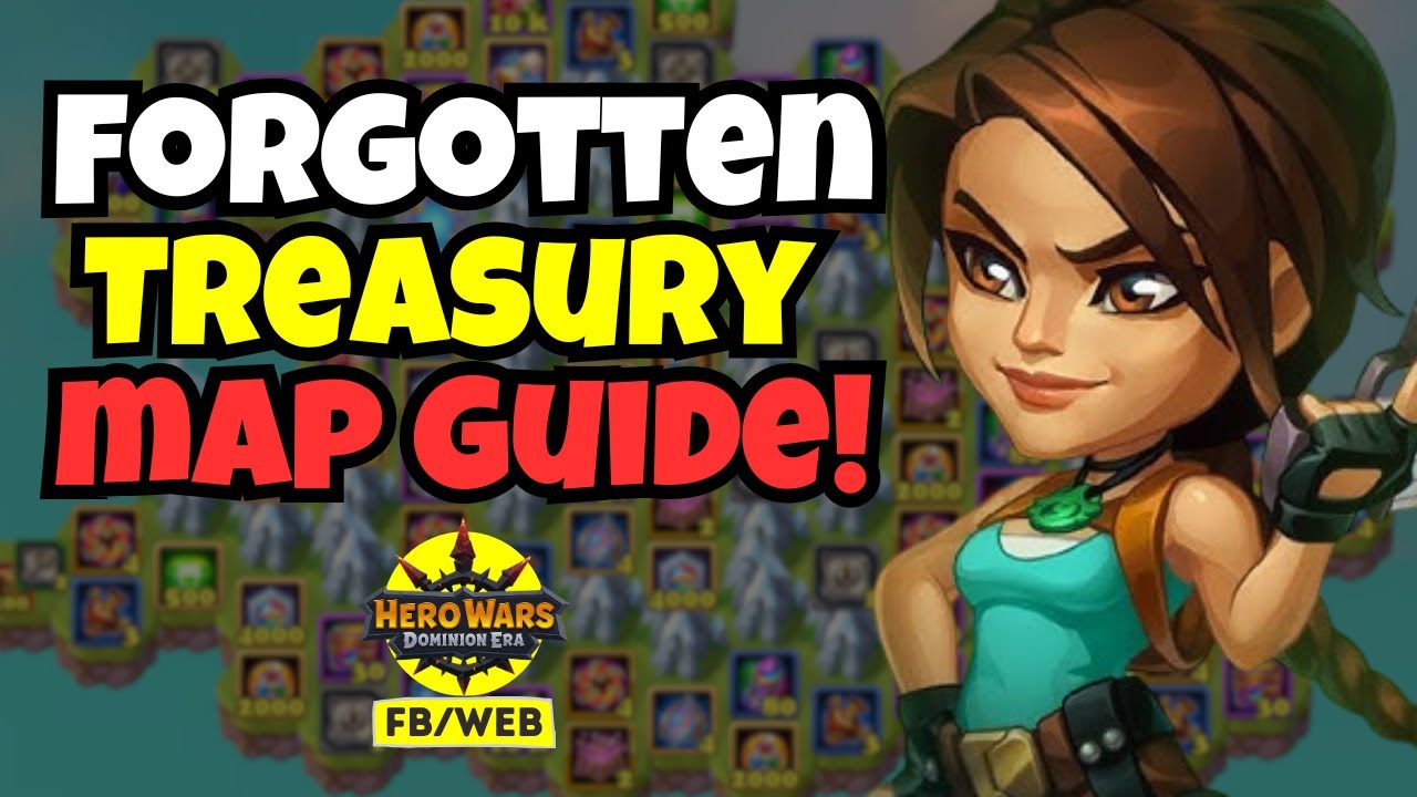 Forgotten Treasury Mysterious Island Map Guide - YouTube