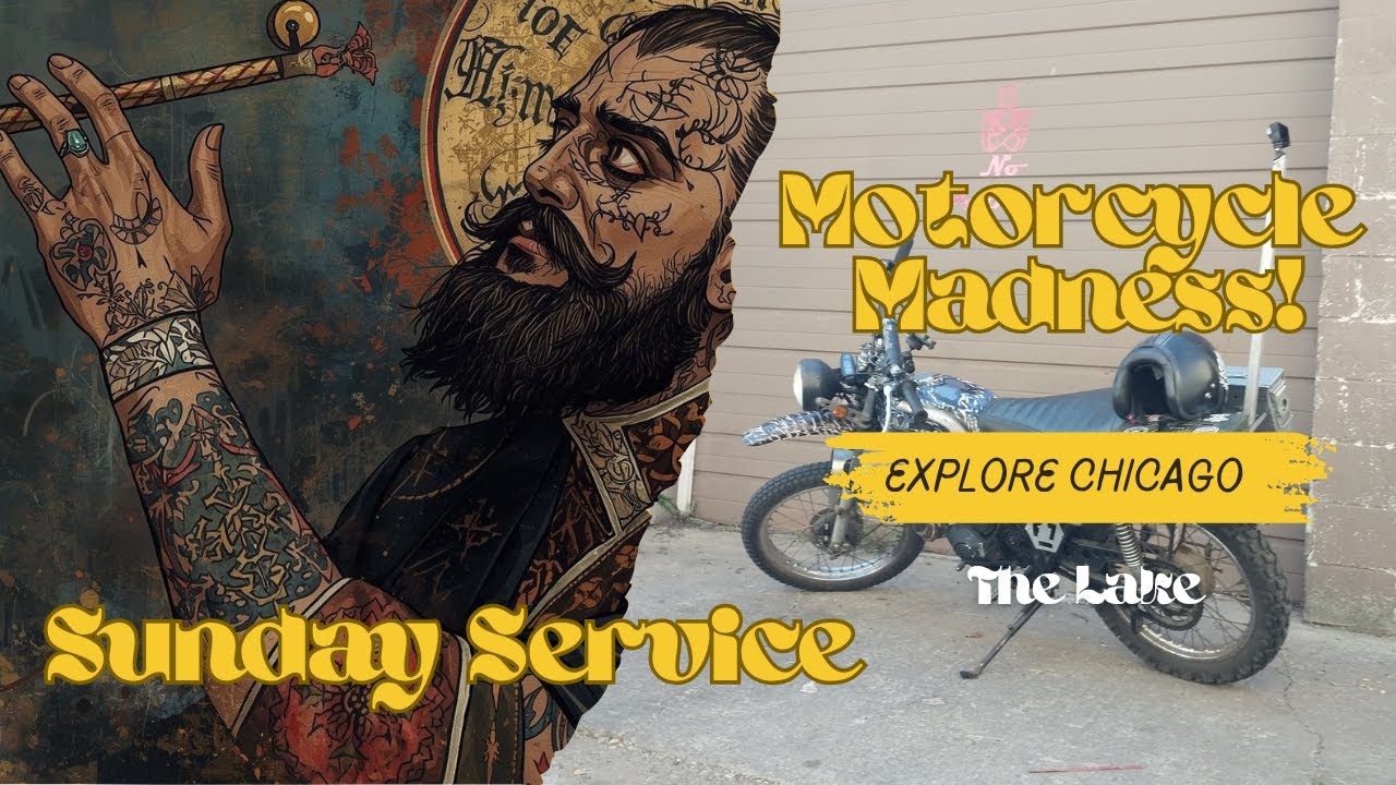 Zen, Art, Motorcycle ride to Lake Michigan - Sunday Service (Motovlog ...