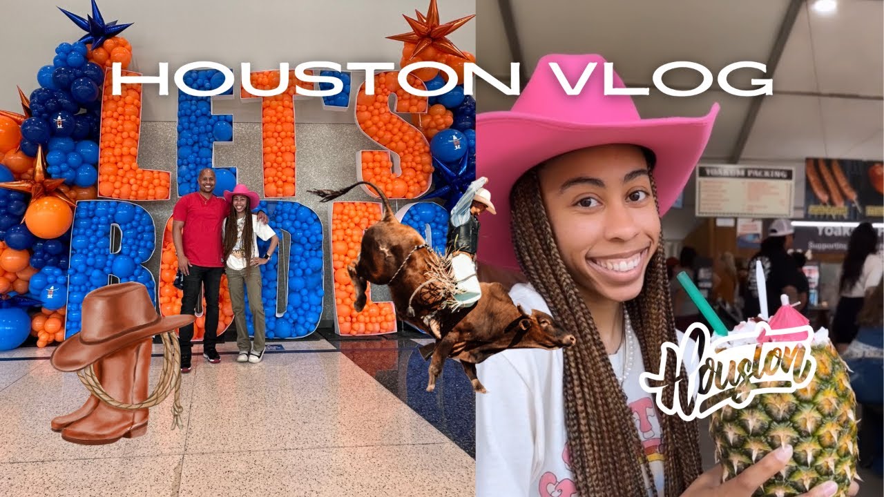 Houston Vlog - FIRST TIME AT THE HOUSTON RODEO!! - YouTube
