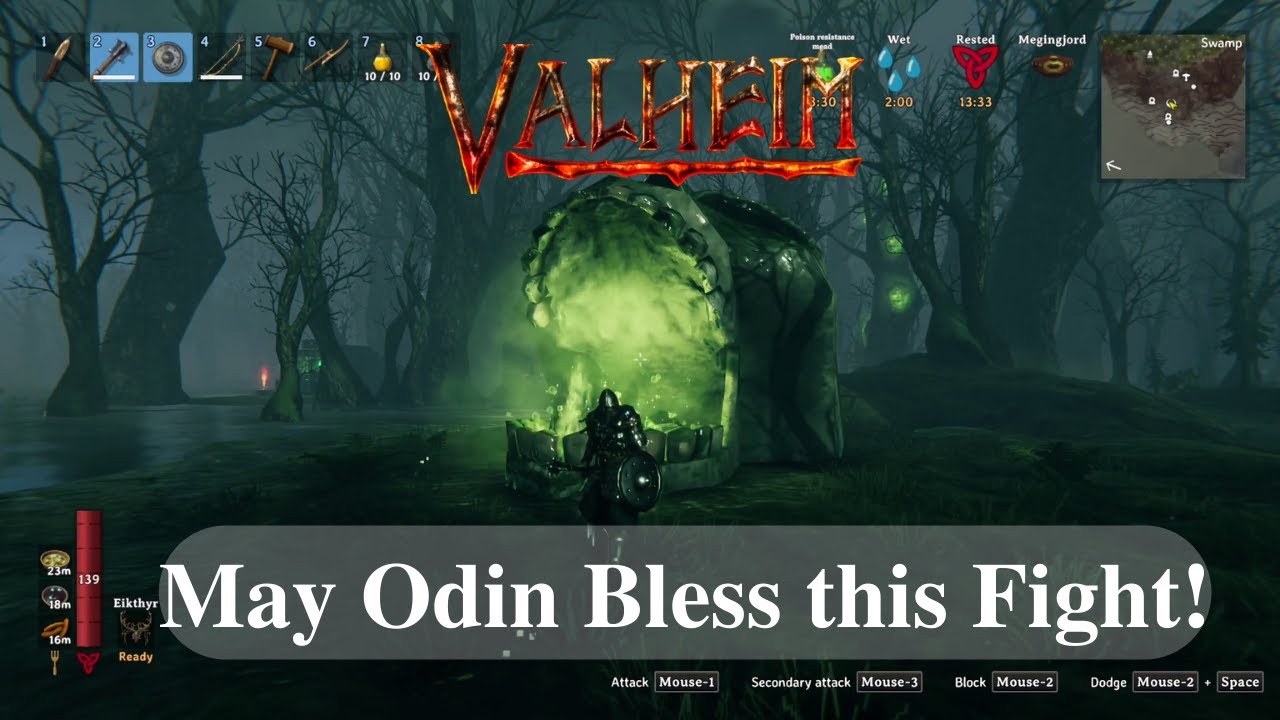 Our Bonemass Fight - 3rd Boss! Valheim SOLO Ashlands Gameplay (Ep20 ...