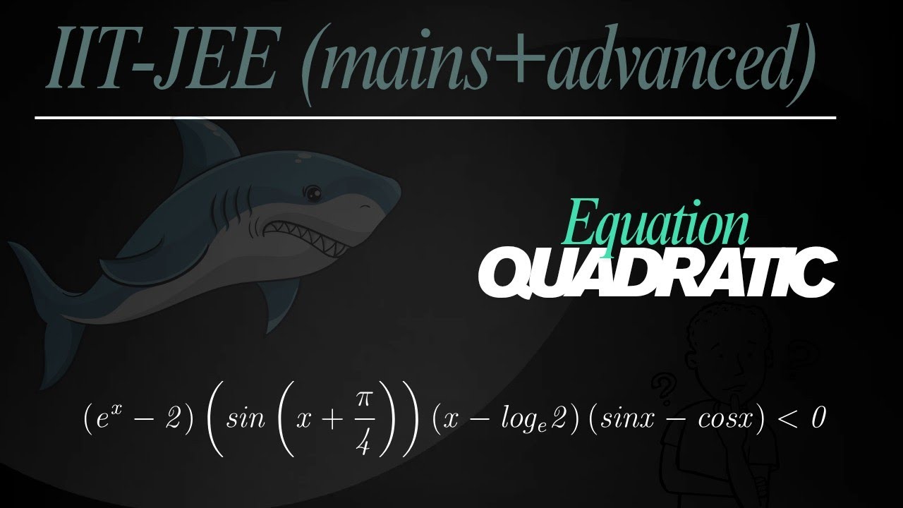 #1094 IIT-JEE maths problem based on quadratic equation | Black book. - YouTube