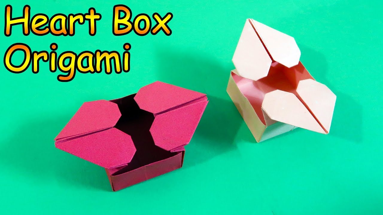 ORIGAMI HEART BOX Step By Step YouTube ORIGAMI HEART BOX Step By Step YouTube