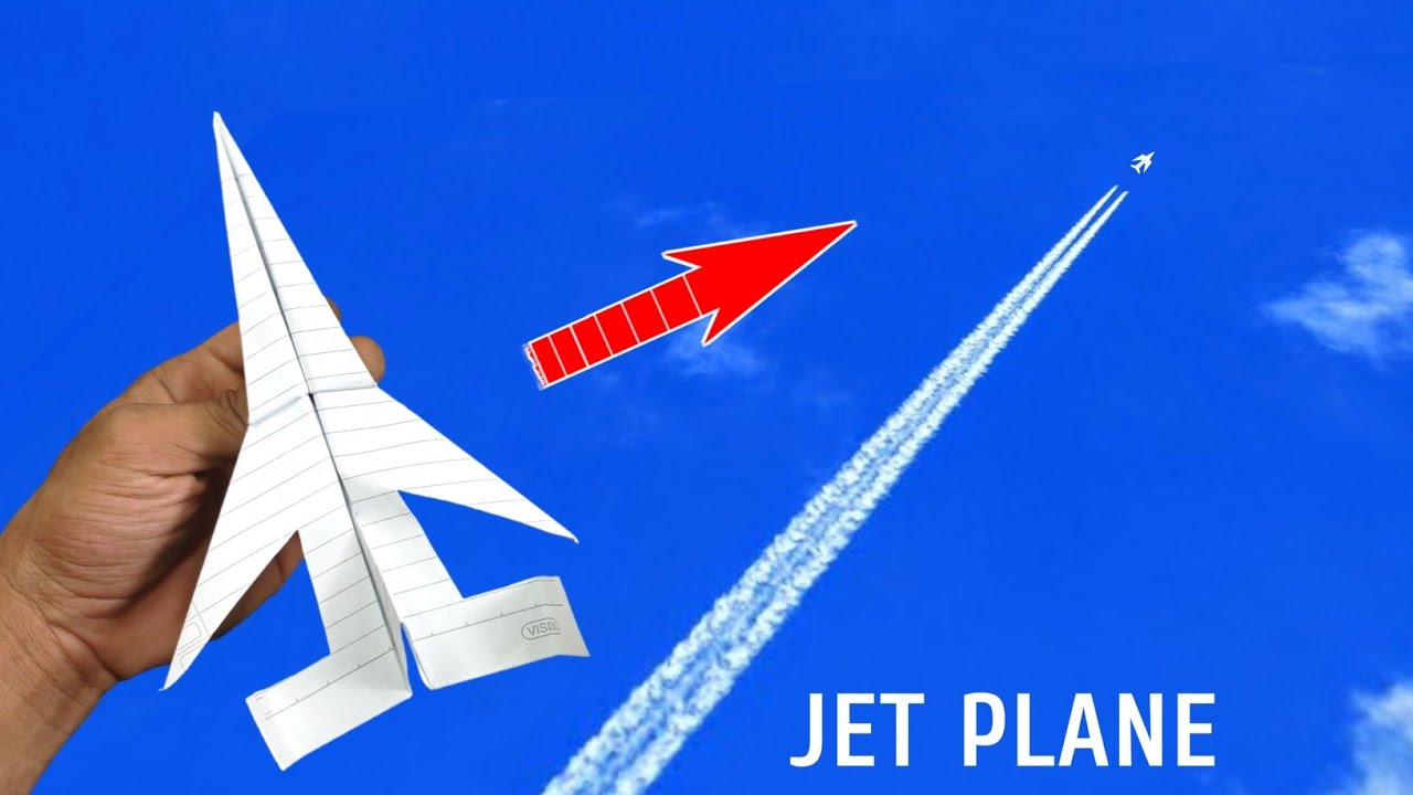 Super Sonic Jet Plane - How to Make a Jet Plane Fly Far and High ...