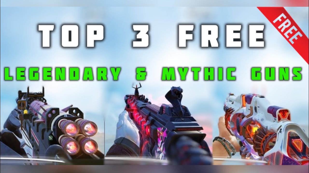 Top 3 Free Legendary and Mythic Guns In Codm Which Is literally ...