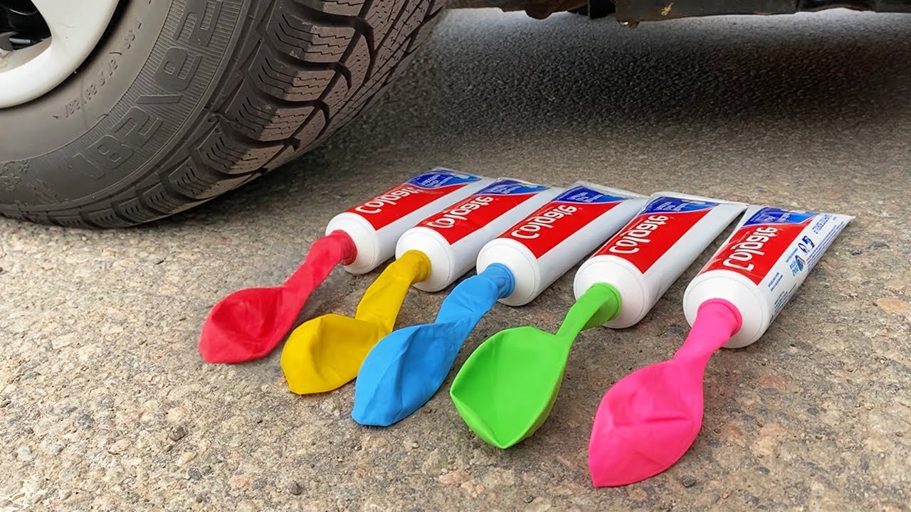 TOOTHPASTE BALLOONS, Coca Cola, Mirinda, Fanta, Pepsi vs Mentos in ...