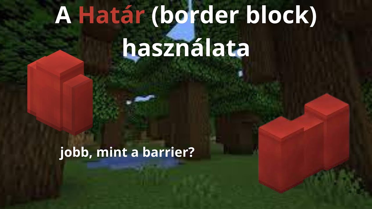 Hogyan használd a Határ block-ot a Minecraft-ban (Kreatív Útmutató #2 ...