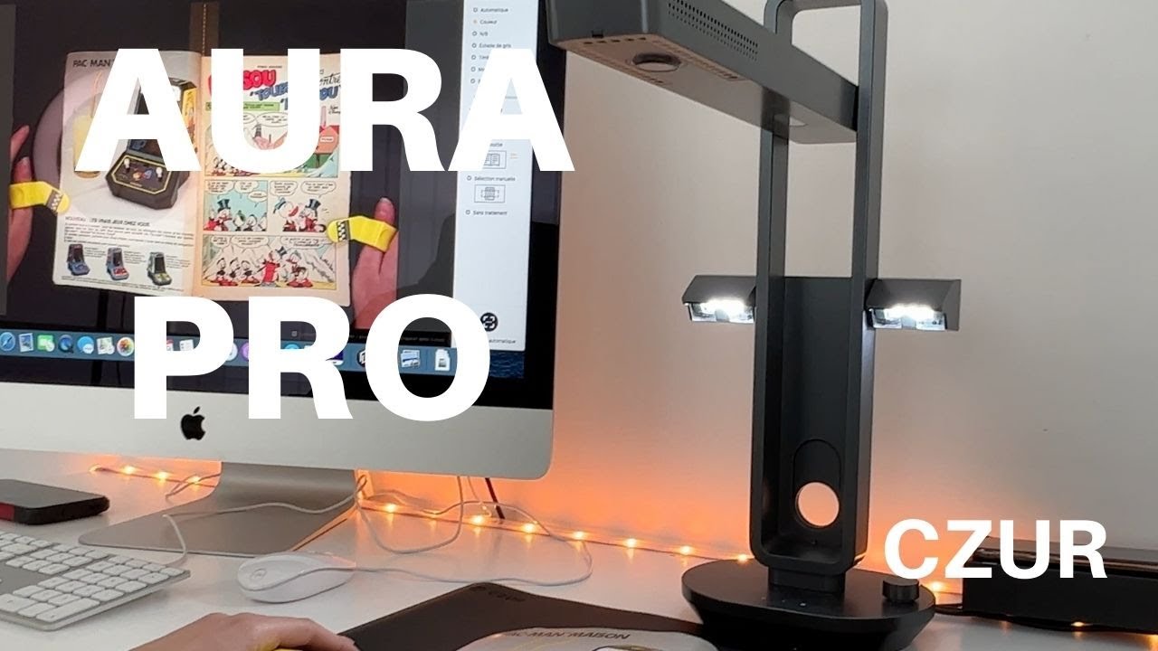AURA PRO par CZUR : Un scanner Mac et PC pour scanner rapidement livres ...