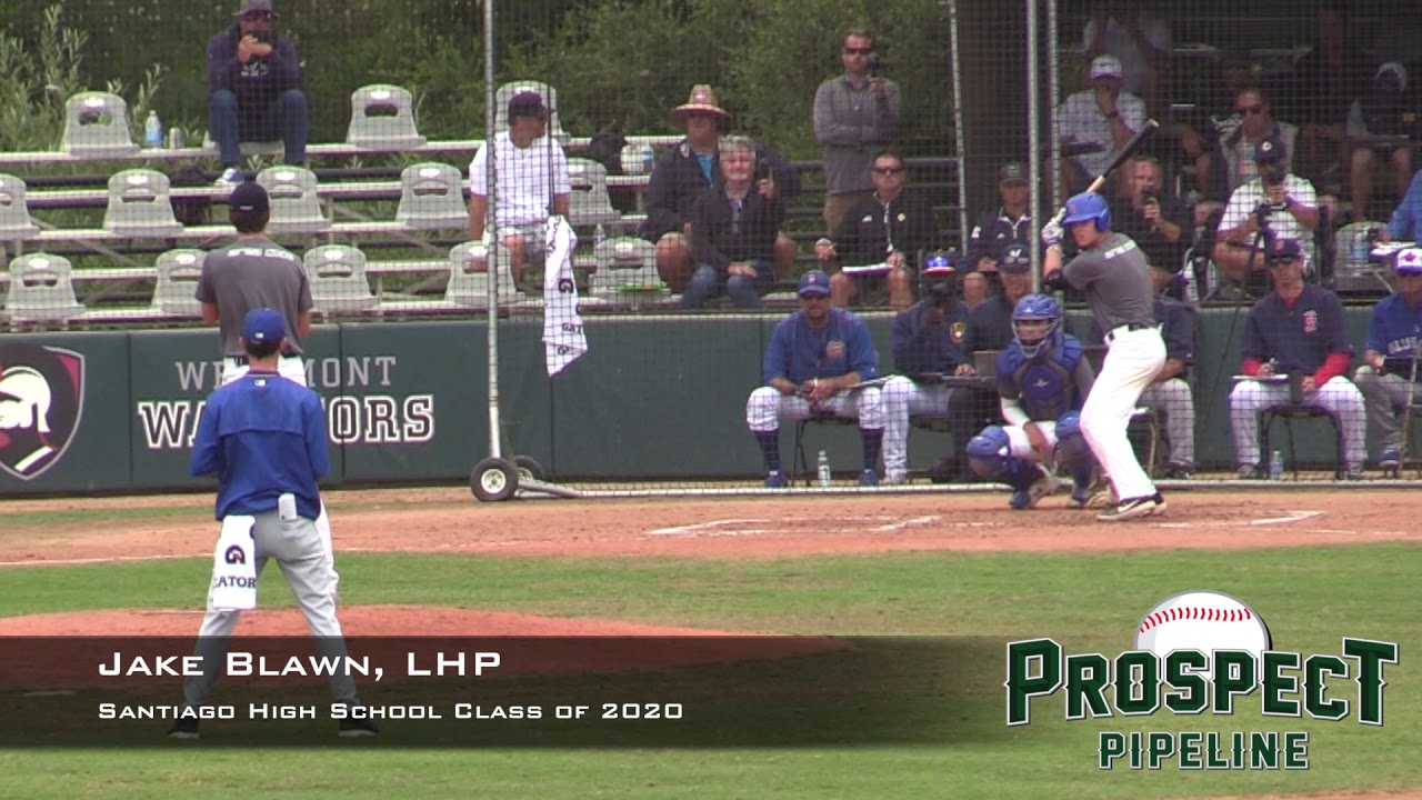 Jake Blawn Prospect Video, LHP, Santiago High School Class of 2020 ...
