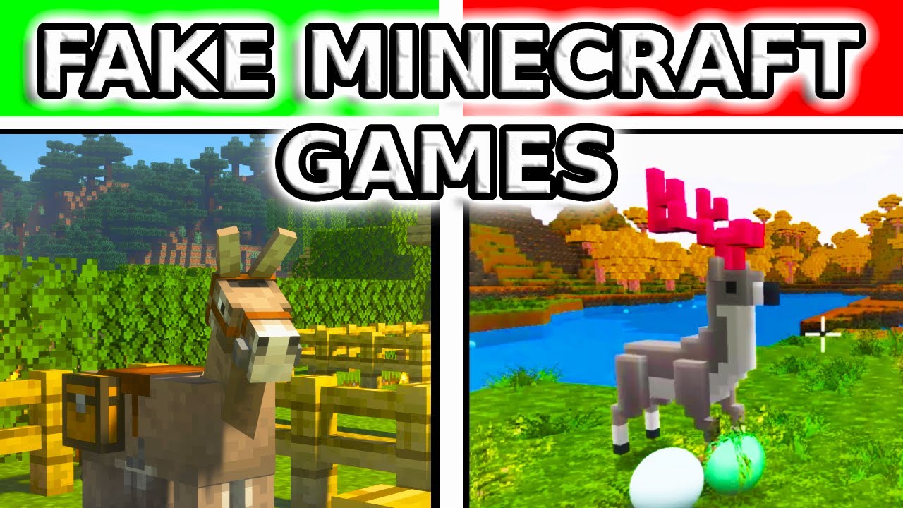 Testing Awful FAKE Minecraft Games!! - YouTube