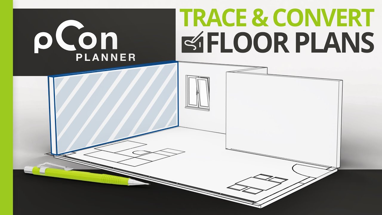 How to draw WALLS on FLOOR PLANS | pCon.planner Tutorial - YouTube