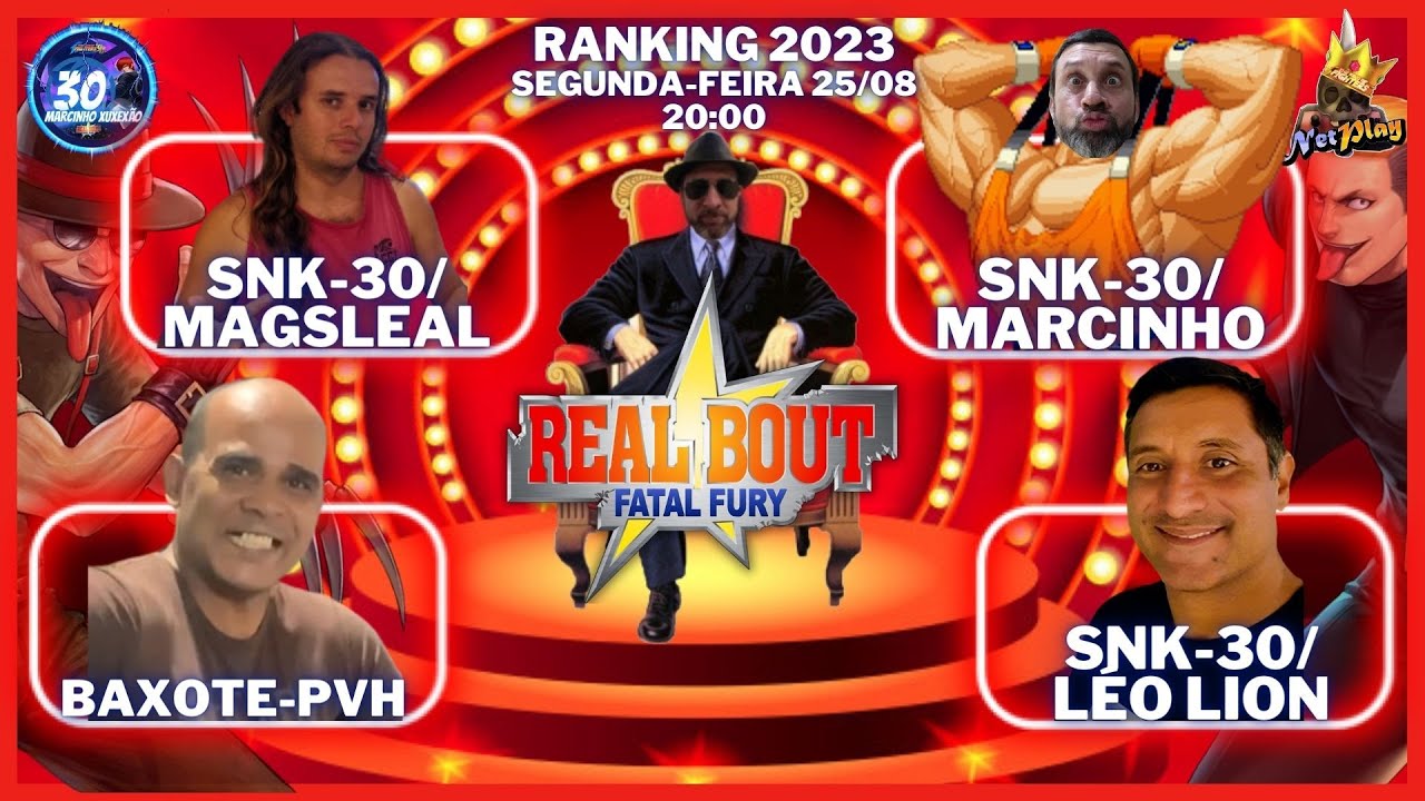 SNK-30/MAGSLEAL X SNK-30/MARCINHO + BAXOTE-PVH X SNK-30/LÉO LION , REAL BOUT FATAL FURY - YouTube
