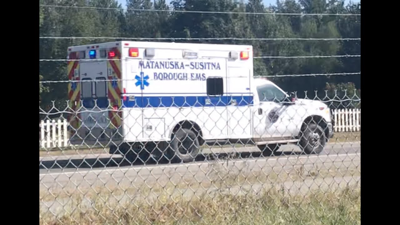 Palmer, Alaska Ambulance 1 Responding x3 - YouTube