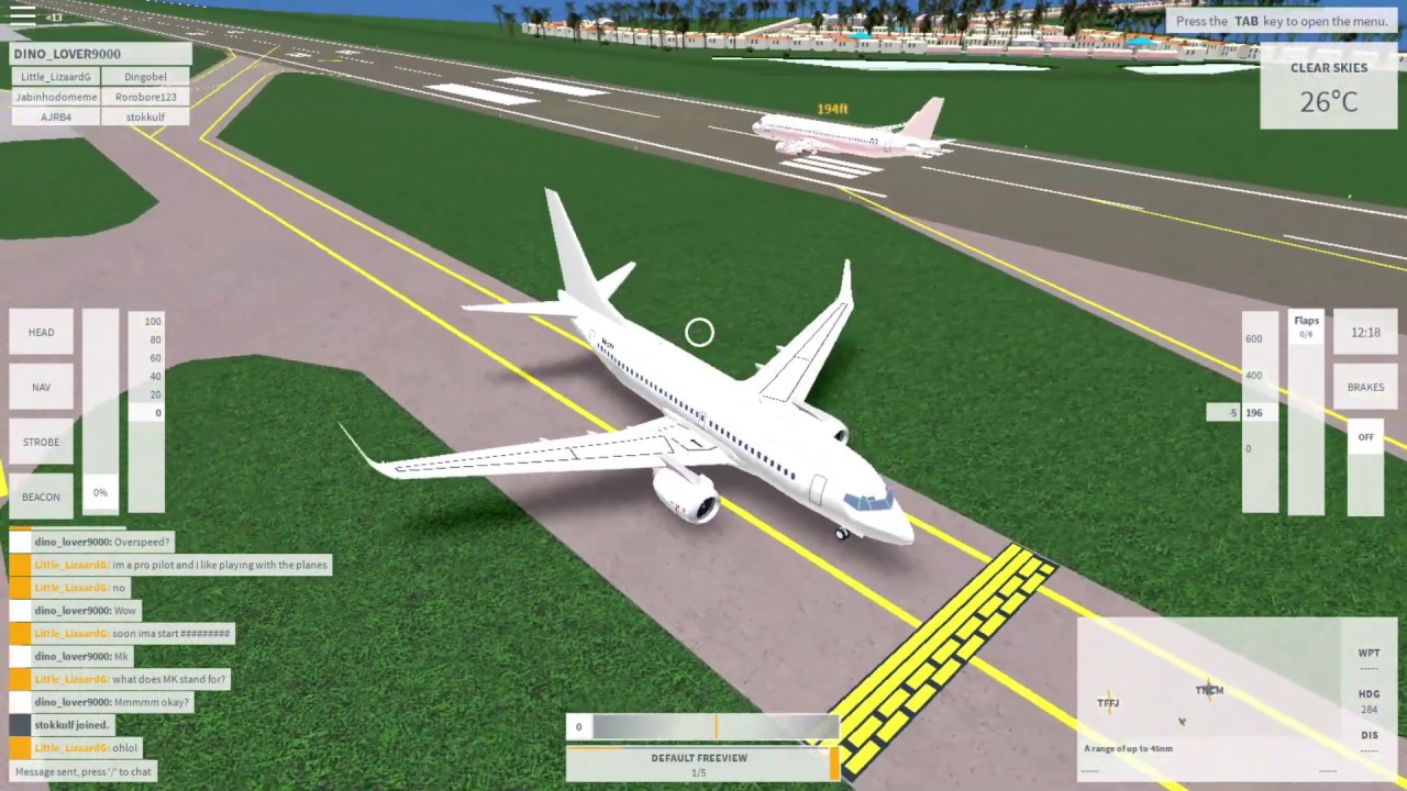 Princess Jullia to Wade international Airport (Roblox Velocity Flight ...