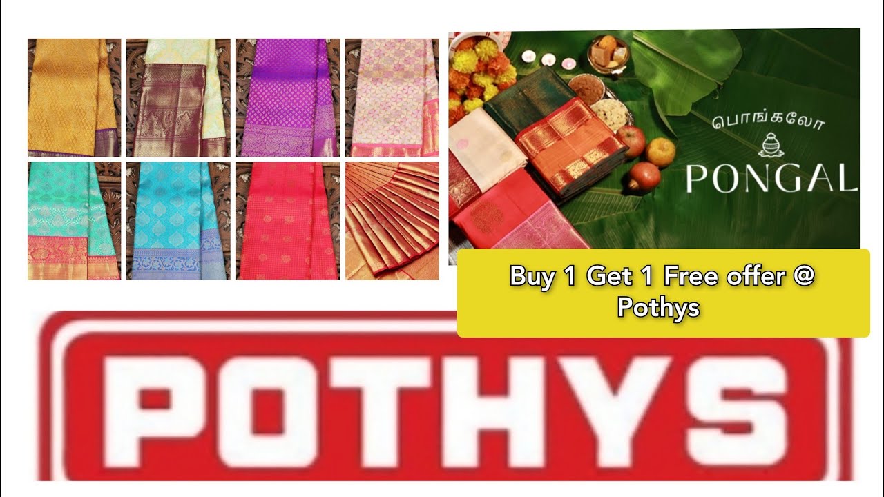 Pothys Pongal2023 new arrivals | Combo & buy 1 get 1 free offer ...