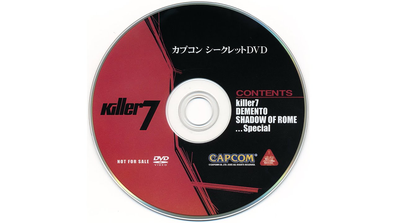 Killer7 Capcom Secret DVD CAPJ-050217 — killer7 trailer - YouTube